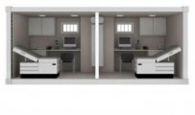 Clinic In A Can 20 Foot Double Room Relocatable Shipping Container ...