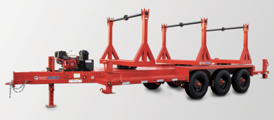 Rally Trailer Manufacturing 3 Place Turret Cable Reel Trailer from ...