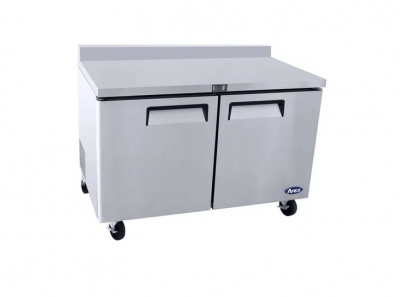 Atosa MGF8410GR Refrigerated Counter, Work Top Refrigerated Prep Table ...