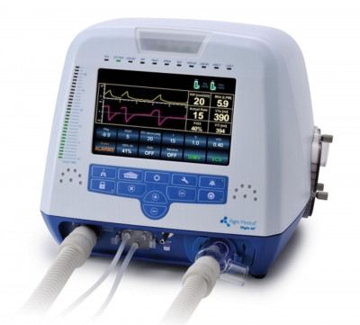 Flight Flight 60T Dual Limb Internal O2 Mixer Portable Ventilator ...