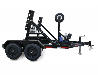 Rally Trailer Manufacturing Gas Hydraulic Reel Trailer-Tandem Axle ...