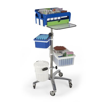 Heathrow Scientific Deluxe Phlebotomy Cart Medical Carts and Cabinet ...