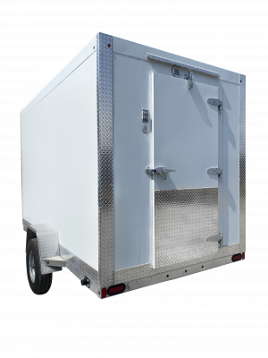 JBCC 712 - 12' Commercial Refrigerated Cooler Trailer 120V 20-AMP Walk ...