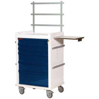 Newmatic Medical MRI Cart with Anesthesia Package Standard 7-Drawer ...