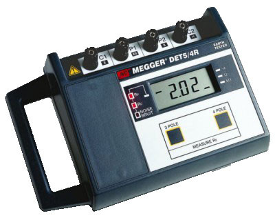 AVO / Biddle / Megger / Multi-Amp DET 5/4R Digital Ground Resistance ...