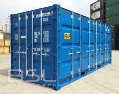 BSL 20' Open Side Shipping Container | Rent, Finance, or Buy