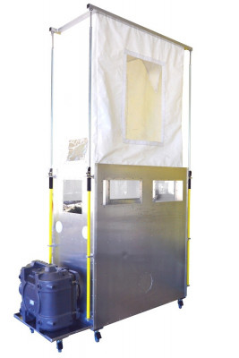 Fiberlock 6510-K Hardpanel Containment System W/ Hepa Filtered Negative ...